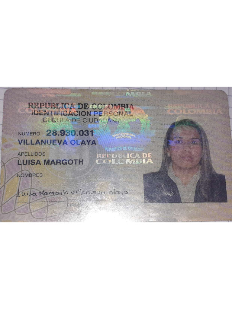 Cedula Luisa PDF | PDF