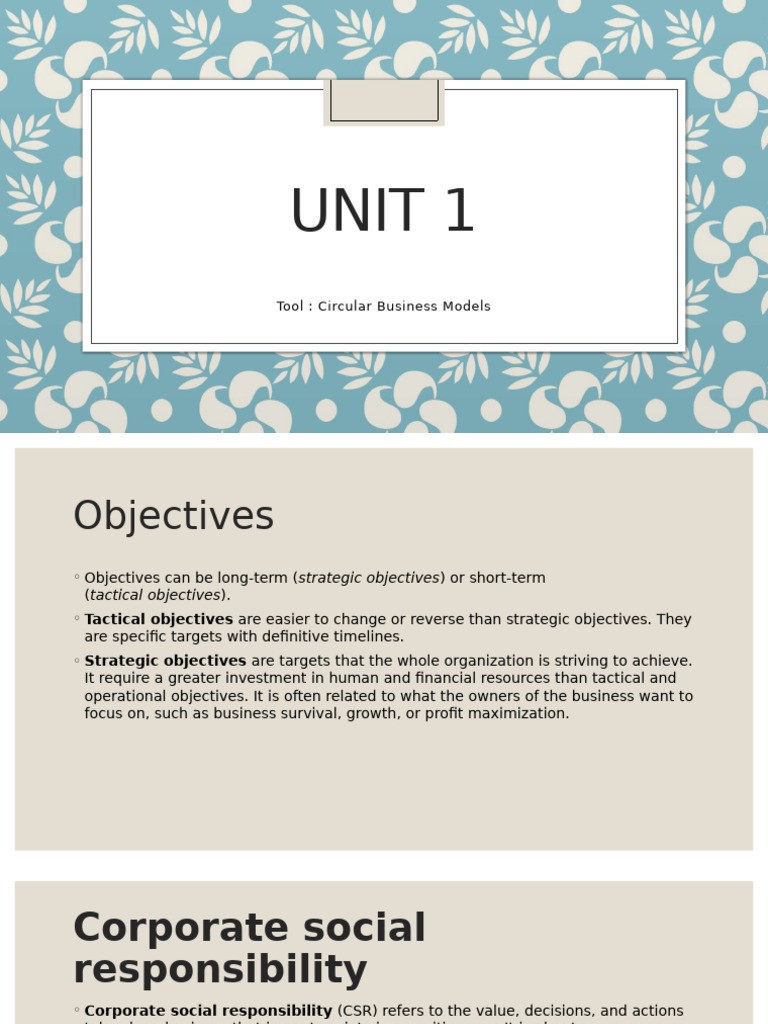 Circular Business Models Explained | PDF | Corporate Social ...