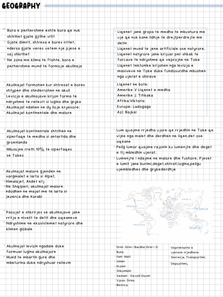 Geography Notes | PDF