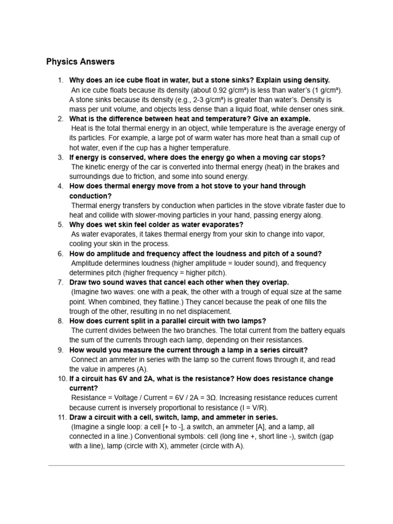 Science Revision Questions | PDF | Magnesium | Chemical Bond