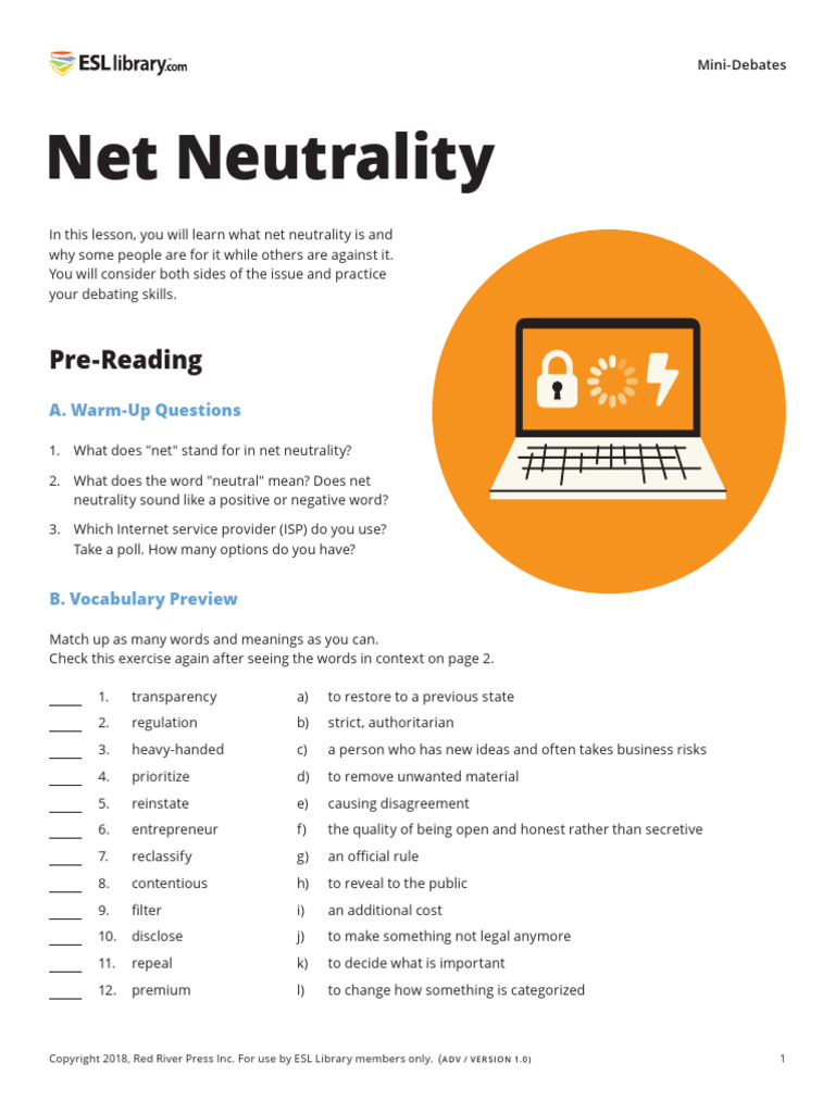 73_Net-Neutrality_US | PDF | Net Neutrality | Internet Service Provider