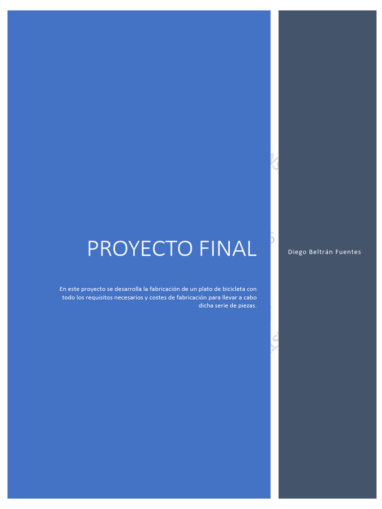 Proyecto Terminado | PDF | Aluminio | Calidad (comercial)