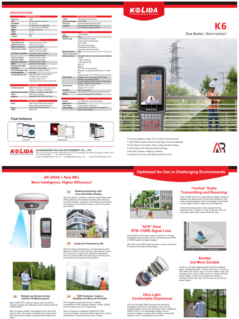 2025 - K6 EN Kolida AR Teknoloji | PDF | Surveying | Computing