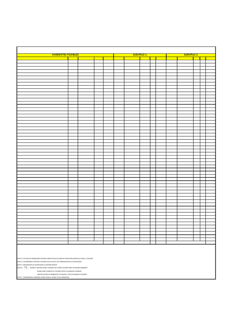 Cálculo de Aforo en Laboratorios | PDF | Laboratorios