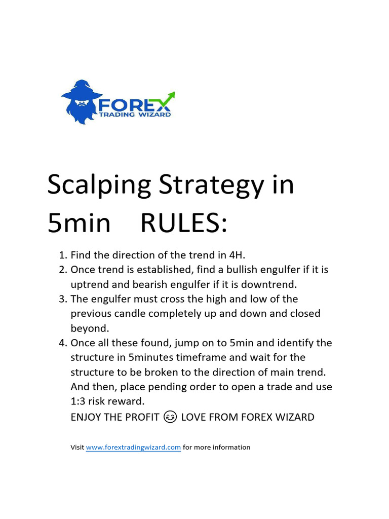 5-Minute Scalping Strategy Rules | PDF