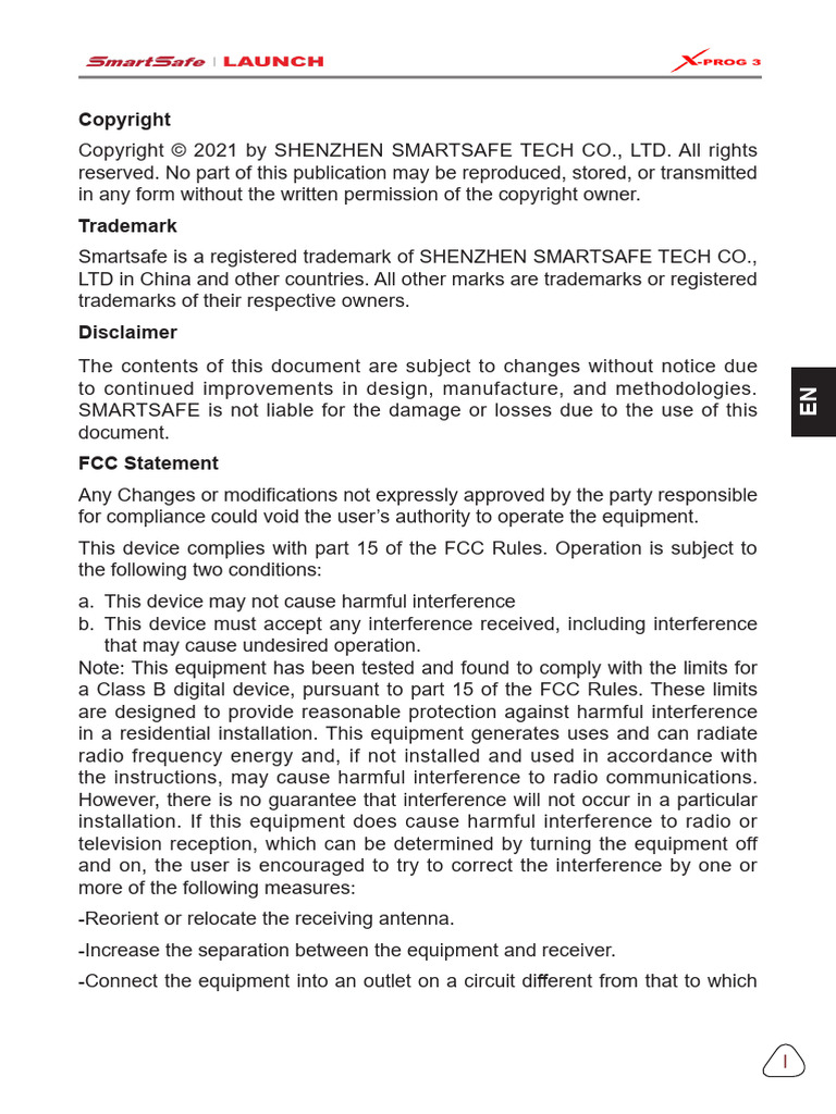 元征钥匙匹配仪GIII或者X PROG3使用说明书 | PDF | Electromagnetic Interference | Microcontroller