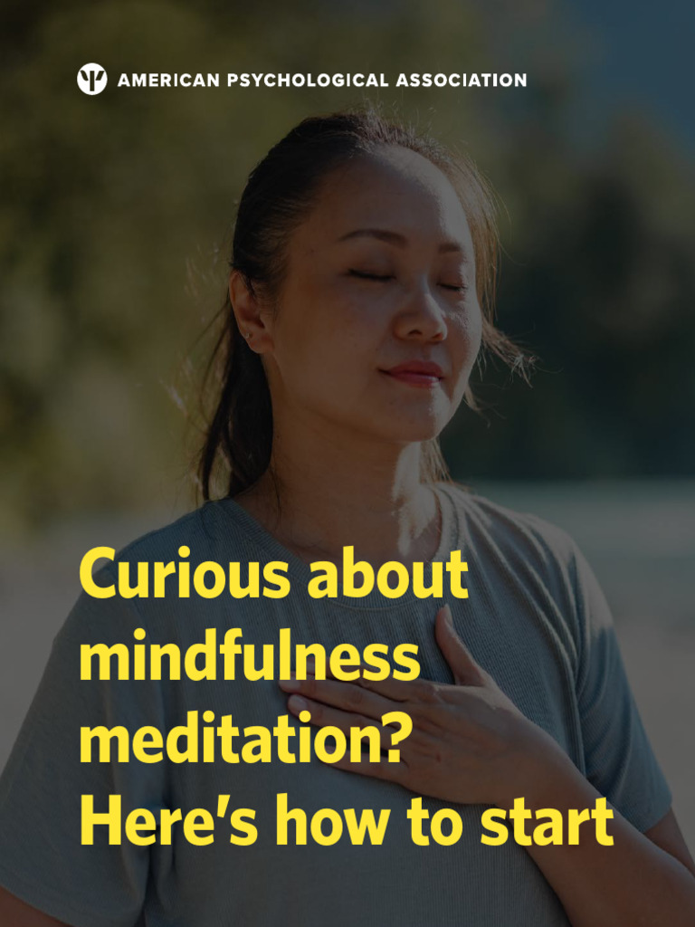 Mindfulness Meditation How To Get Started 1742208684 | PDF