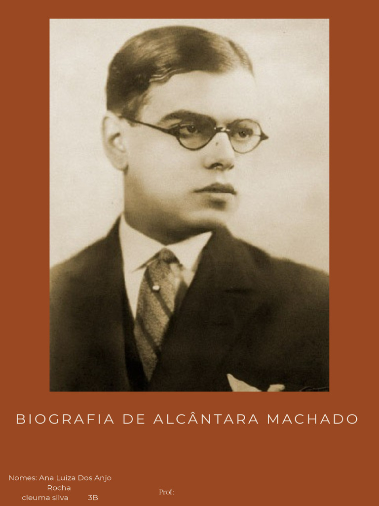 Biografia de Alcântara Machado PDF | PDF