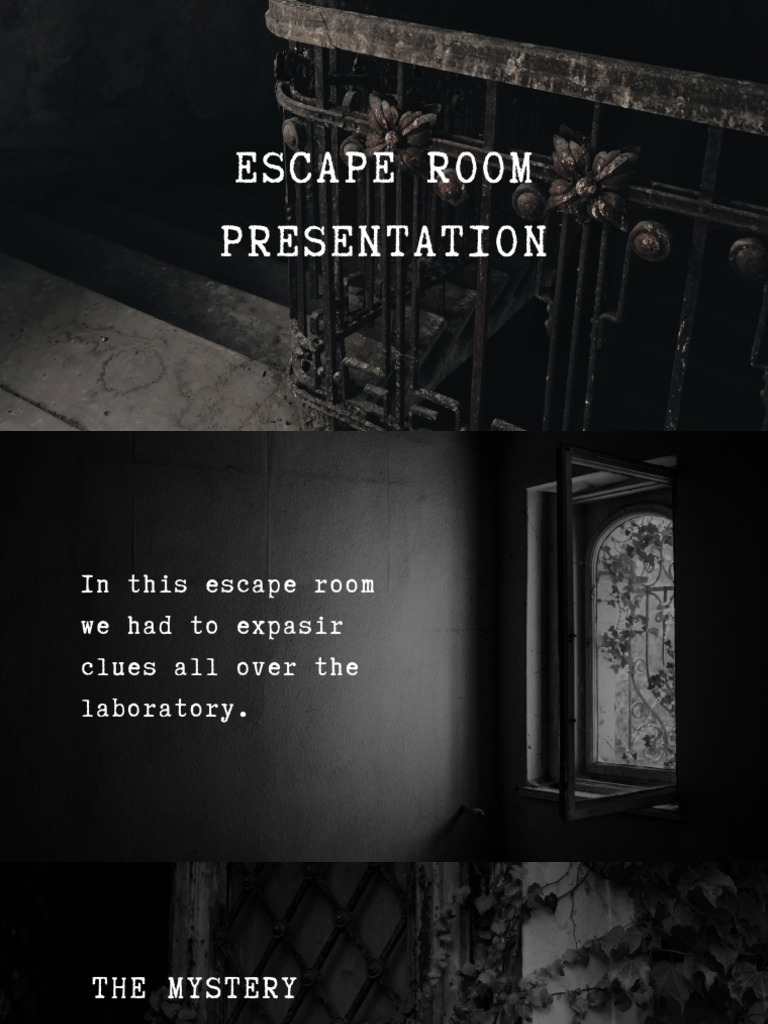 Escape Room Presentation | PDF
