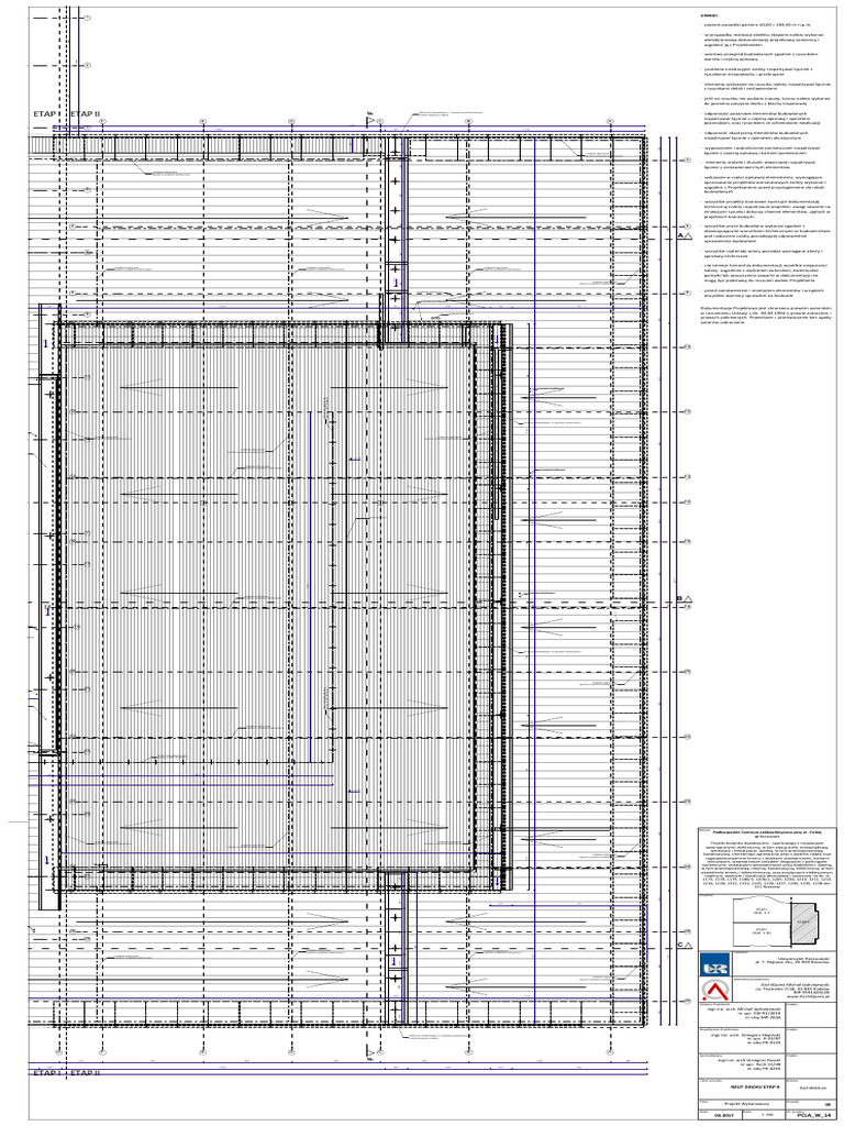 PCLA_W_14 RZUT DACHU ETAP II | PDF