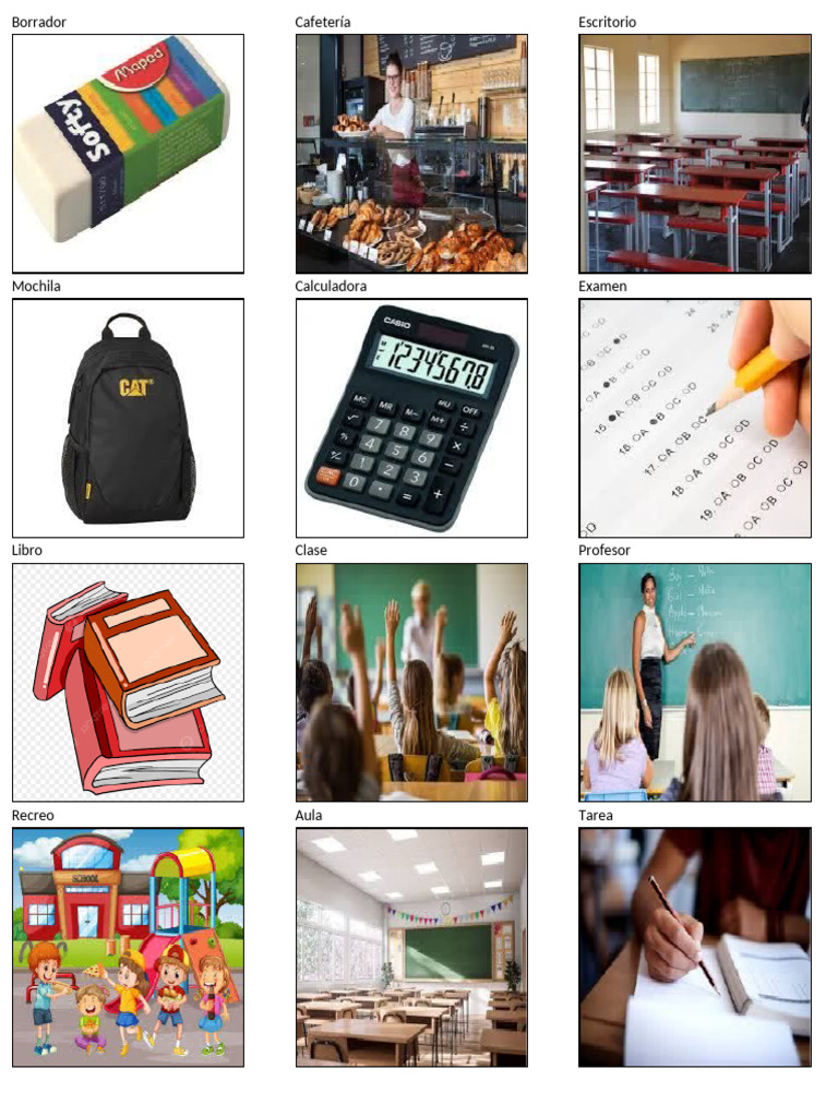 Materiales escolares esenciales | PDF