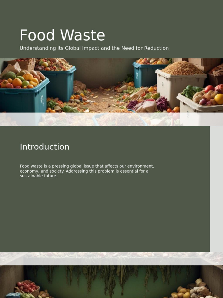 Food Waste | PDF | Waste | Sustainability