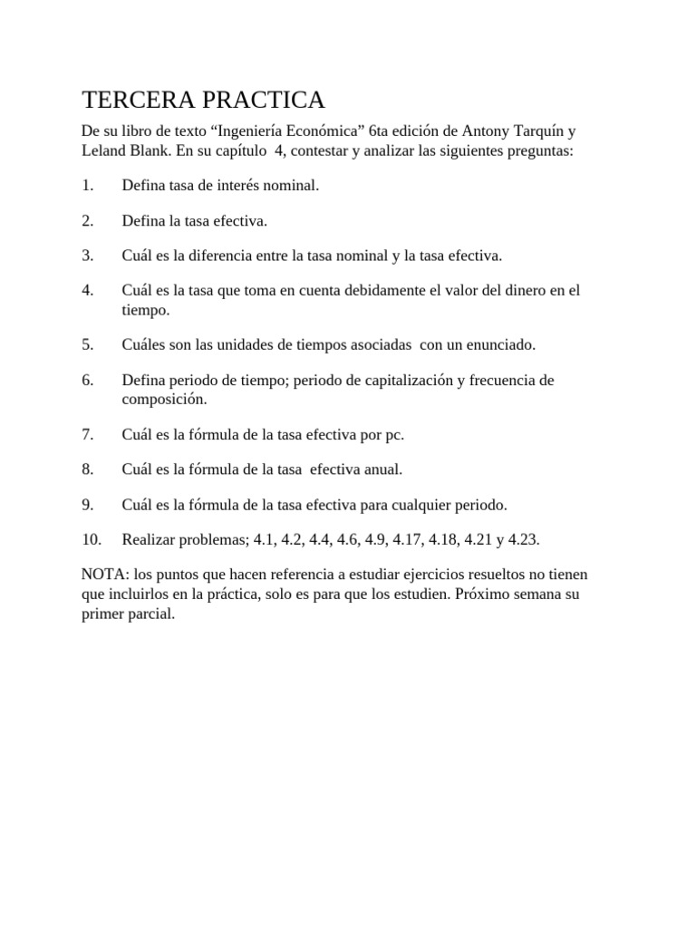 Ing. Eco. Tercera Practica | PDF