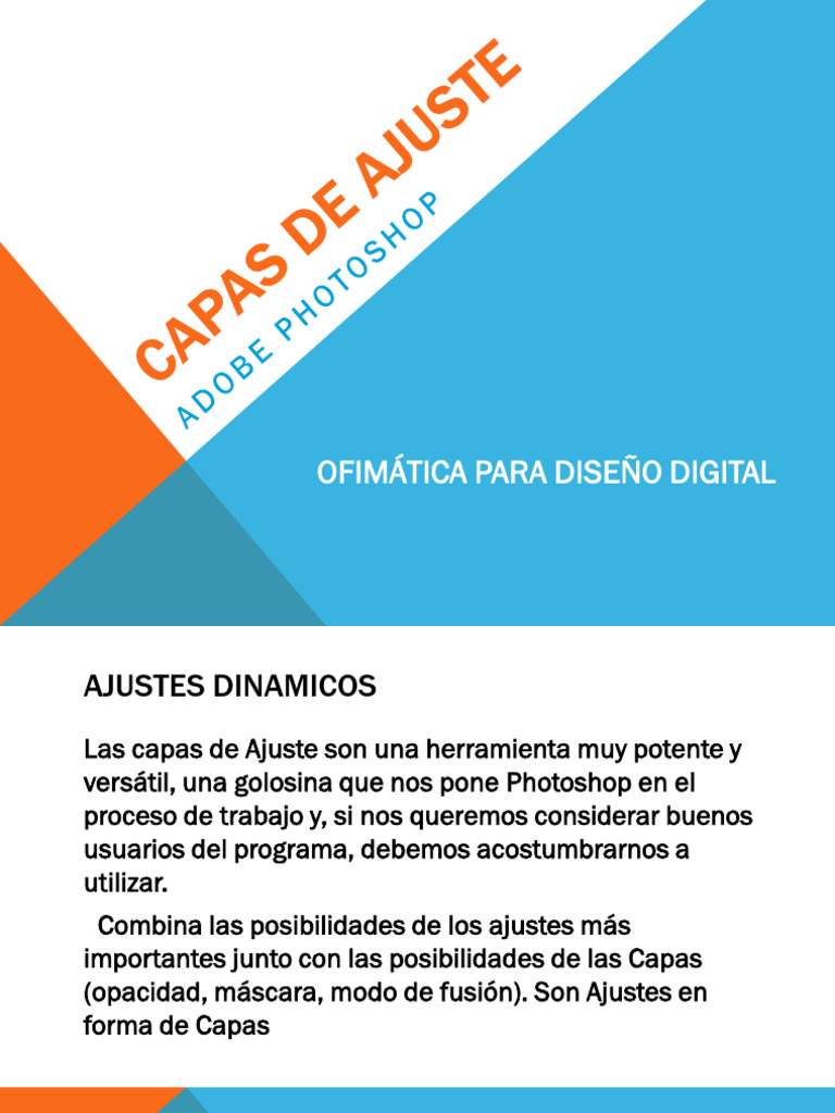 Capas de Ajuste | PDF | Matiz | Color