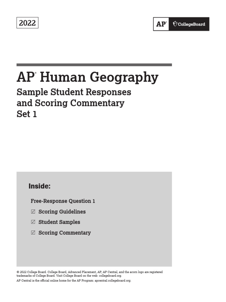 Ap22 Apc Human Geography q1 Set 1 | PDF | Agriculture | Farms