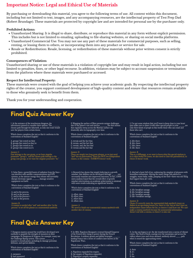 Grammar & Punctuation Slides | PDF | Copyright | Intellectual Property