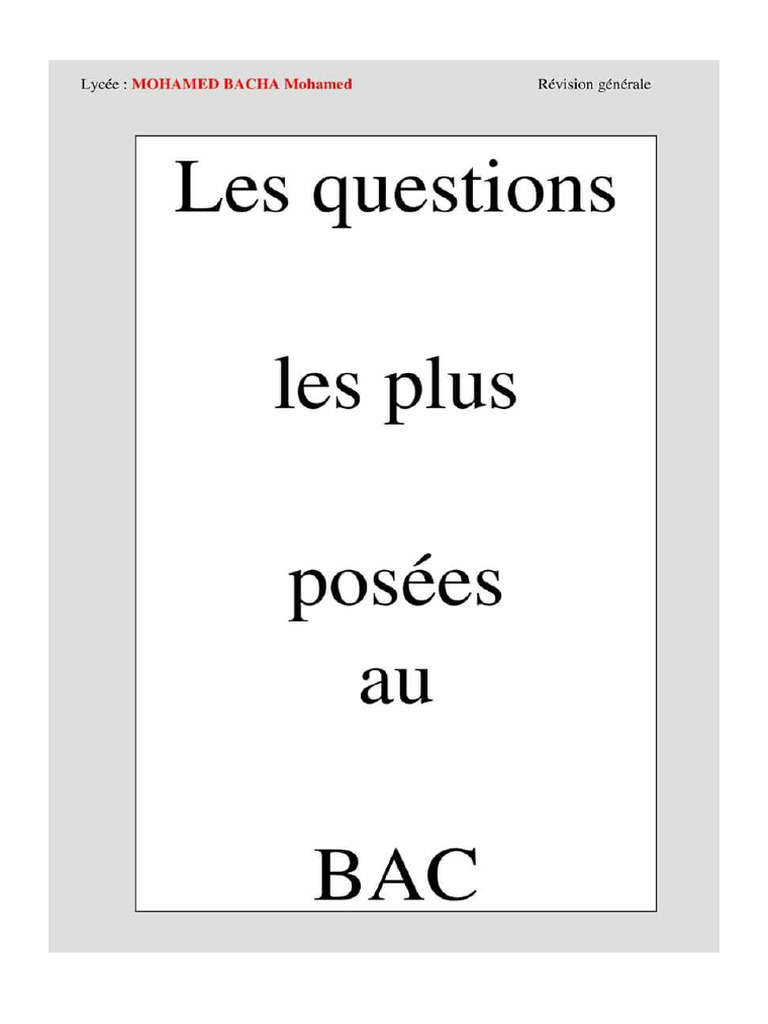 Dzexams Docs 3as 907124 | PDF