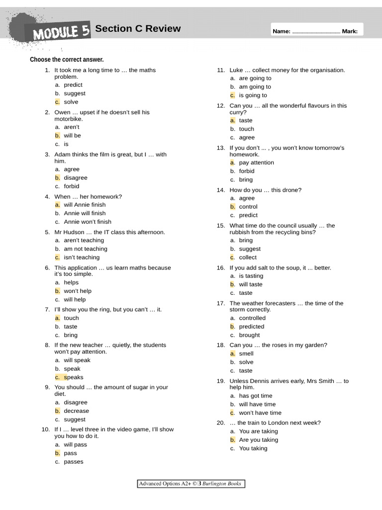 03AdvOptions A2Plus M5 SecC | PDF