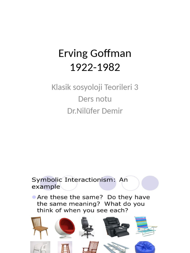 Erving Goffman | PDF