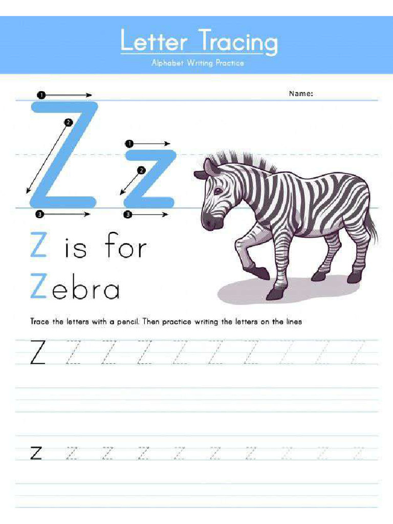 A-z Writing Practice Worksheets | PDF