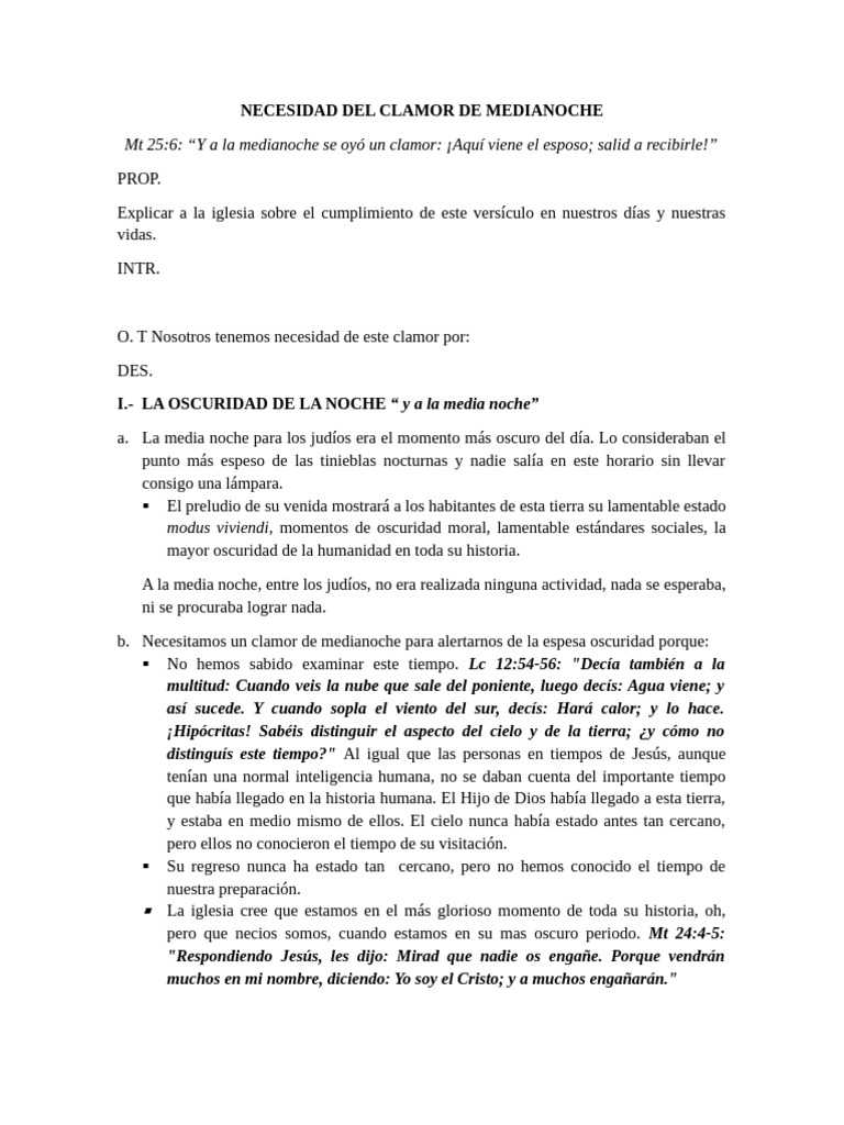 Un Clamor de Media Noche | PDF | Cristo (título) | Teología