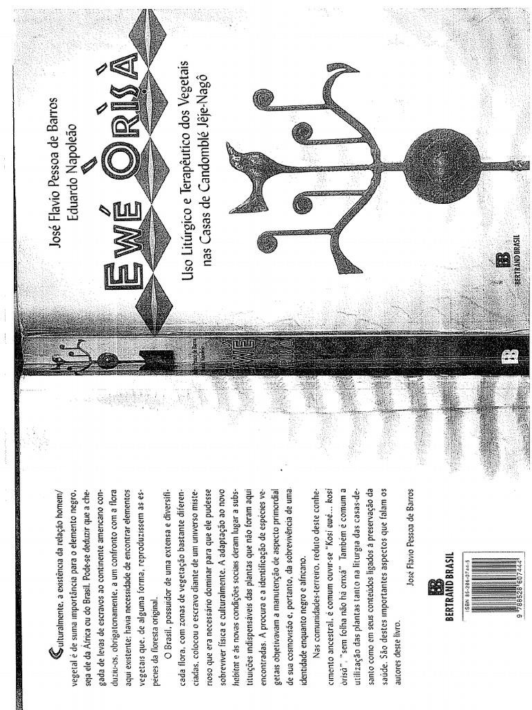 Ewé Òrìsà - Uso Litúrgico e Terapêutico Dos Vegetais - José Flavio ...