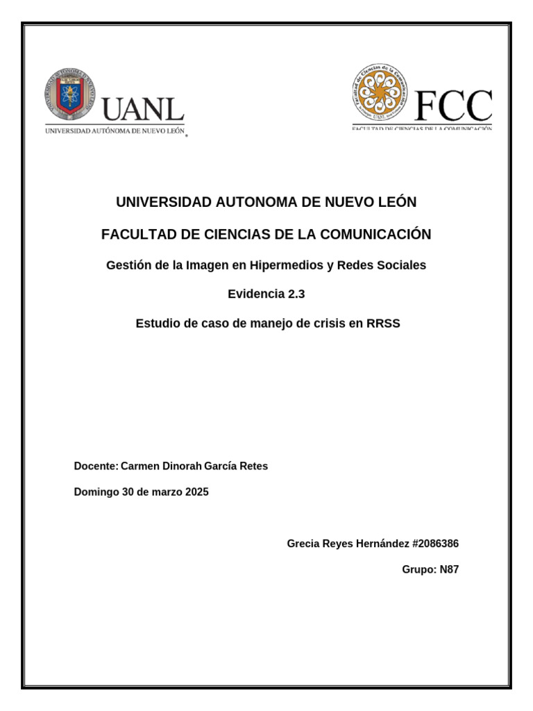 Reyes Hernández Grecia Ev2.3 Gihrs | PDF | Medios de comunicación)