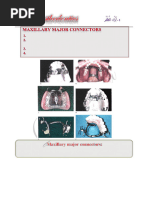 Types of Maxillary Major Connectors | PDF | Dentistry Branches