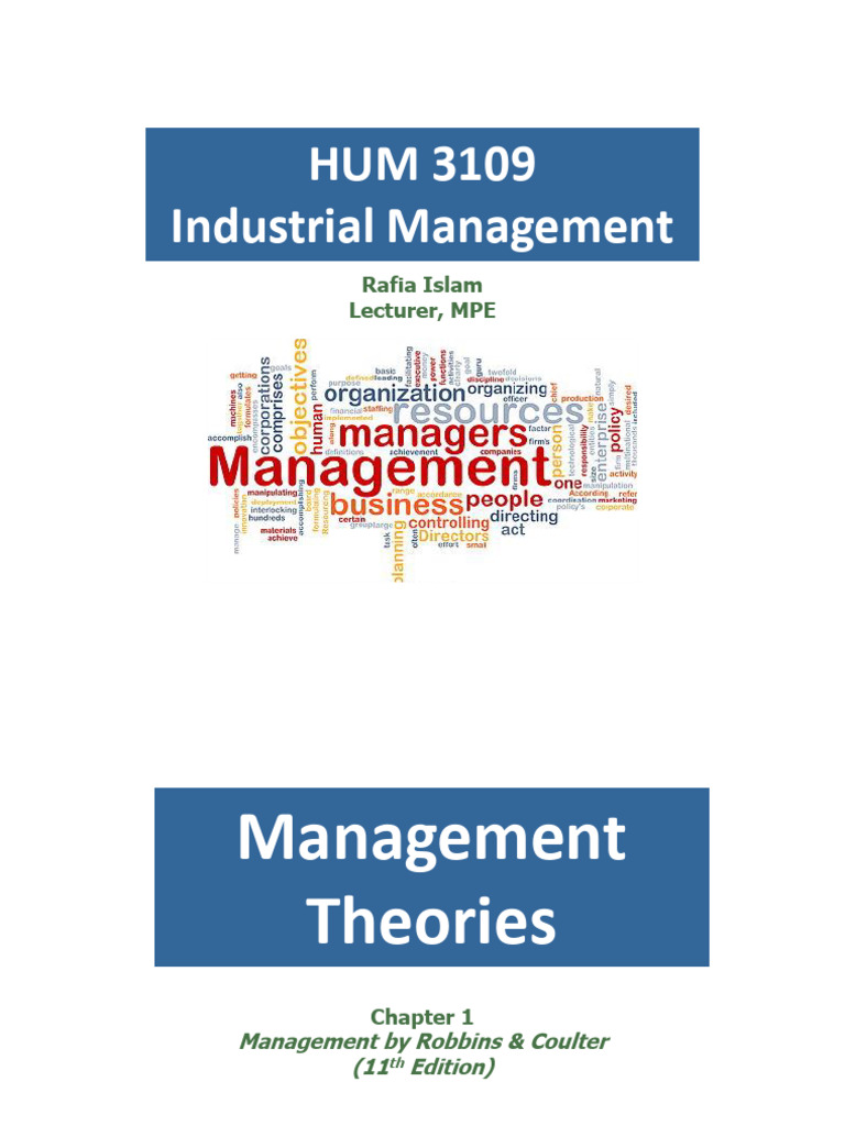 Lec 5- Organizational Theories | PDF | System | Business