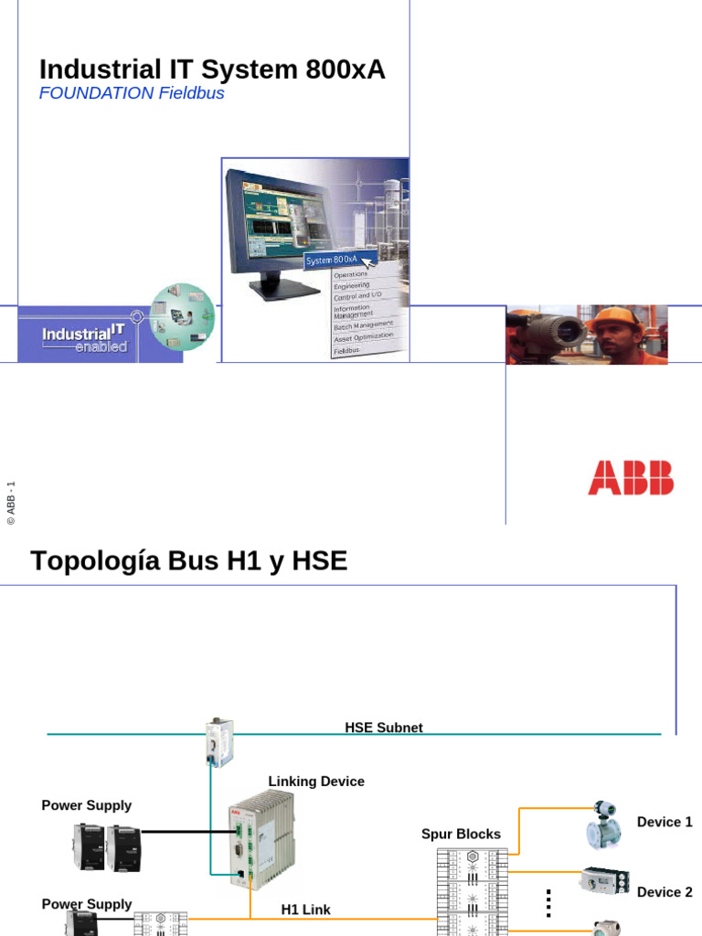 01_Foundation_Fieldbus_HSE_H1 | PDF | Electricidad | Bienes manufacturados