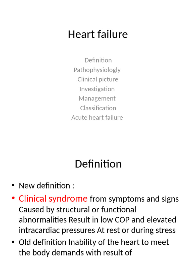 Heart Failure Osama | PDF | Heart Failure | Heart