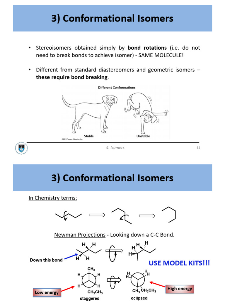 Understanding Conformational Isomers | PDF | Conformational Isomerism ...