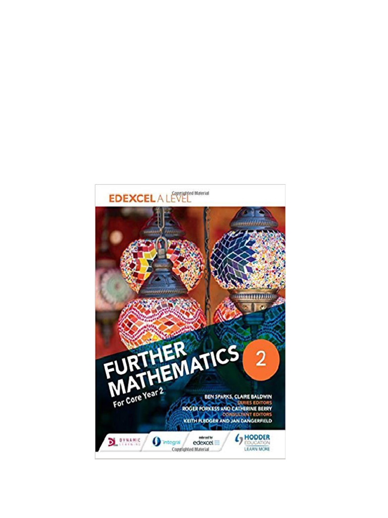 (eBook PDF) Edexcel A Level Further Mathematics Core Year 2 pdf ...