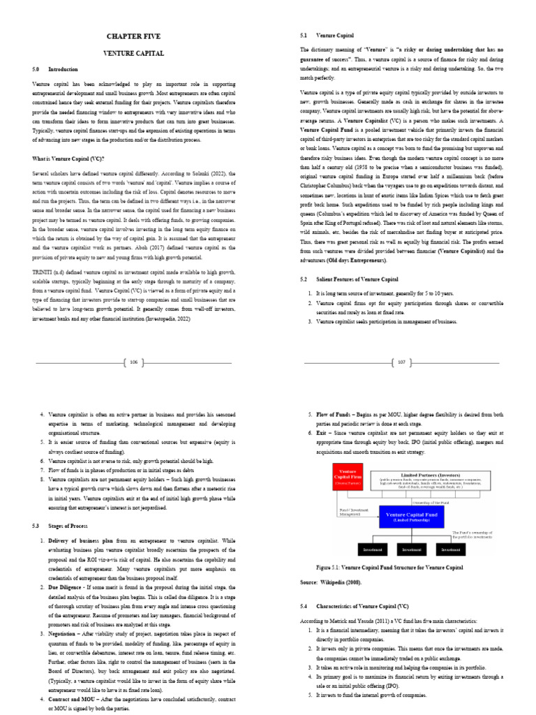 Understanding Venture Capital Basics | PDF | Venture Capital ...