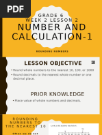 Decimals 1 Rounding Estimation | PDF | Rounding | Numbers