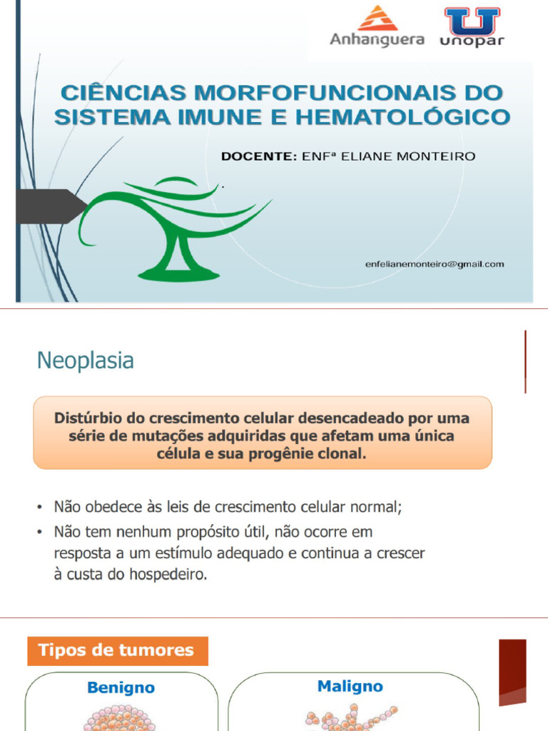 Aula 04 Sistema Imune e Hematológico | PDF