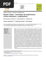 Recommandations Biopsie Rénale | PDF | Néphrologie | Spécialités médicales