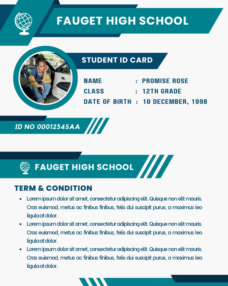 Green Minimalist School ID Card - 20240812 - 114647 - 0000 | PDF