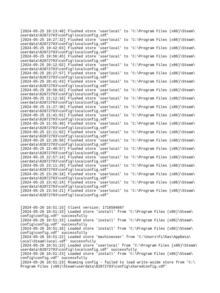 configstore_log | PDF | Computer Architecture | Microcomputers