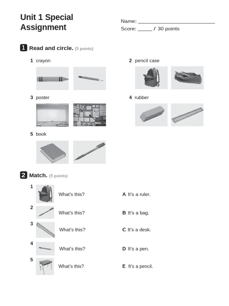 Special Assignments of All Units | PDF
