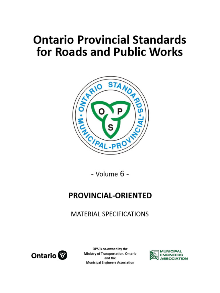 OPS Complete Manual - Vol 6 - Rev 25 - Nov 2024 | PDF | Concrete ...