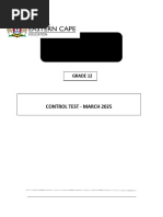 Grade 12 Maths Scope June 2025 Exam | PDF
