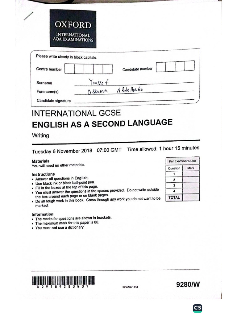 Assignment 26 Writing | PDF