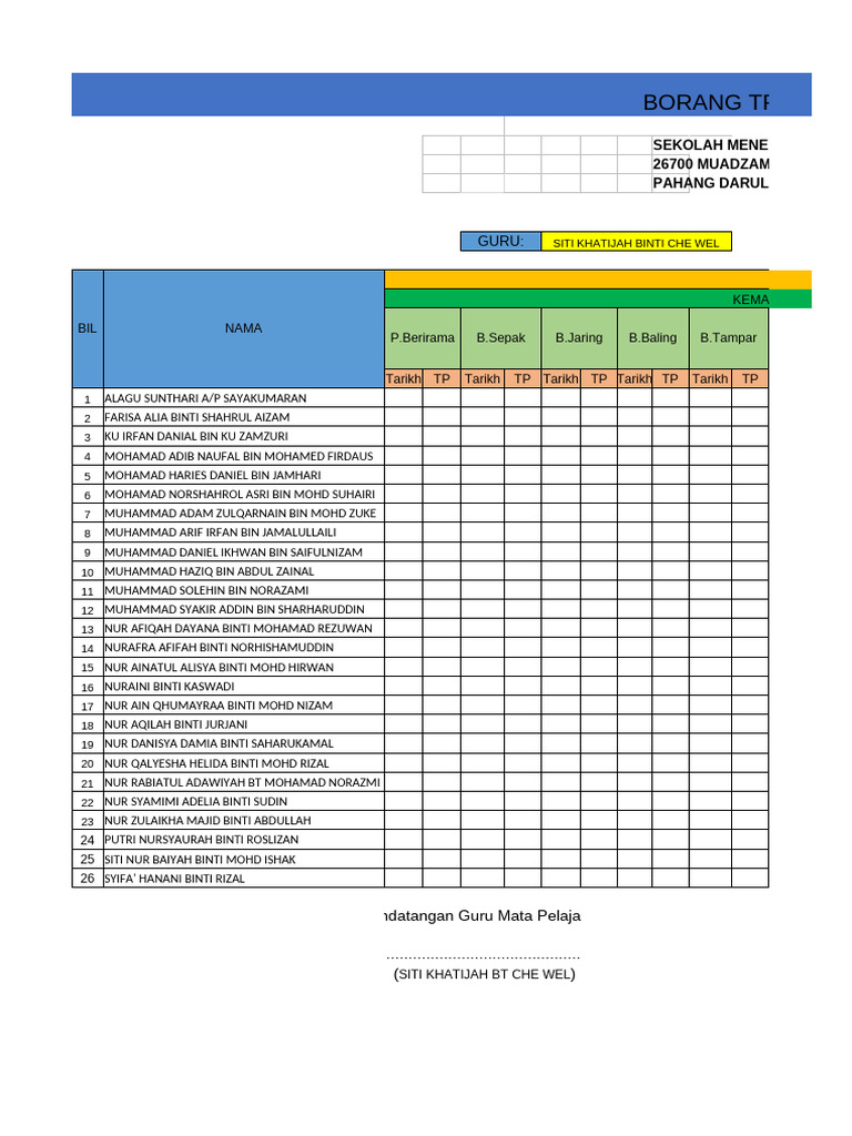 PBD PJK Ting 3 | PDF
