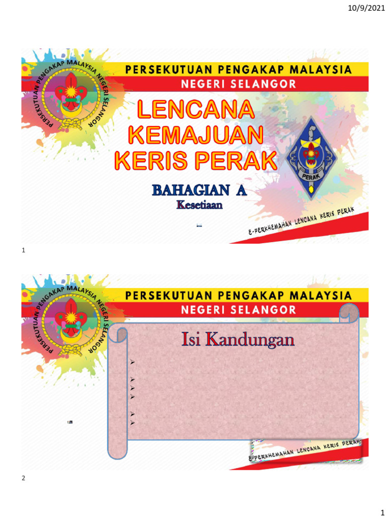 Lencana Keris Perak Sksu 2024 | PDF
