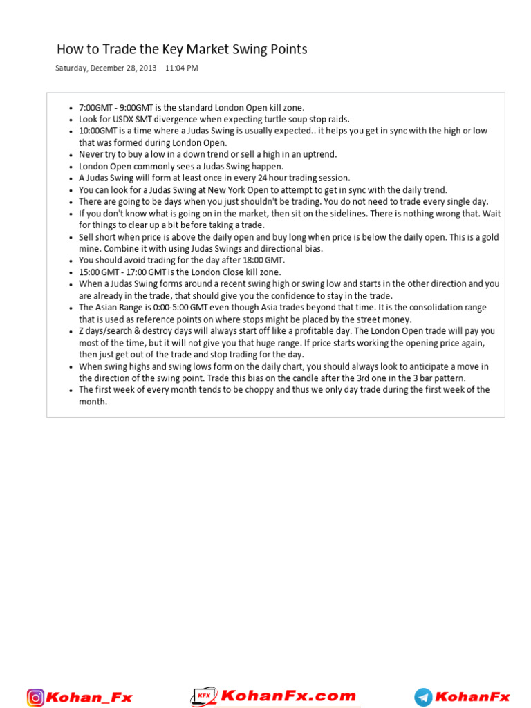 Key Strategies for London Open Trading | PDF