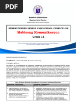 Rubriks Sa Pagtatalumpati | PDF