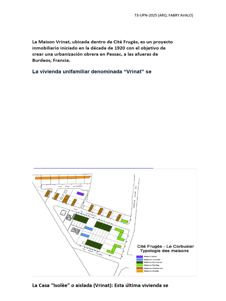 Maison Vrinat - Le Corbusier | PDF