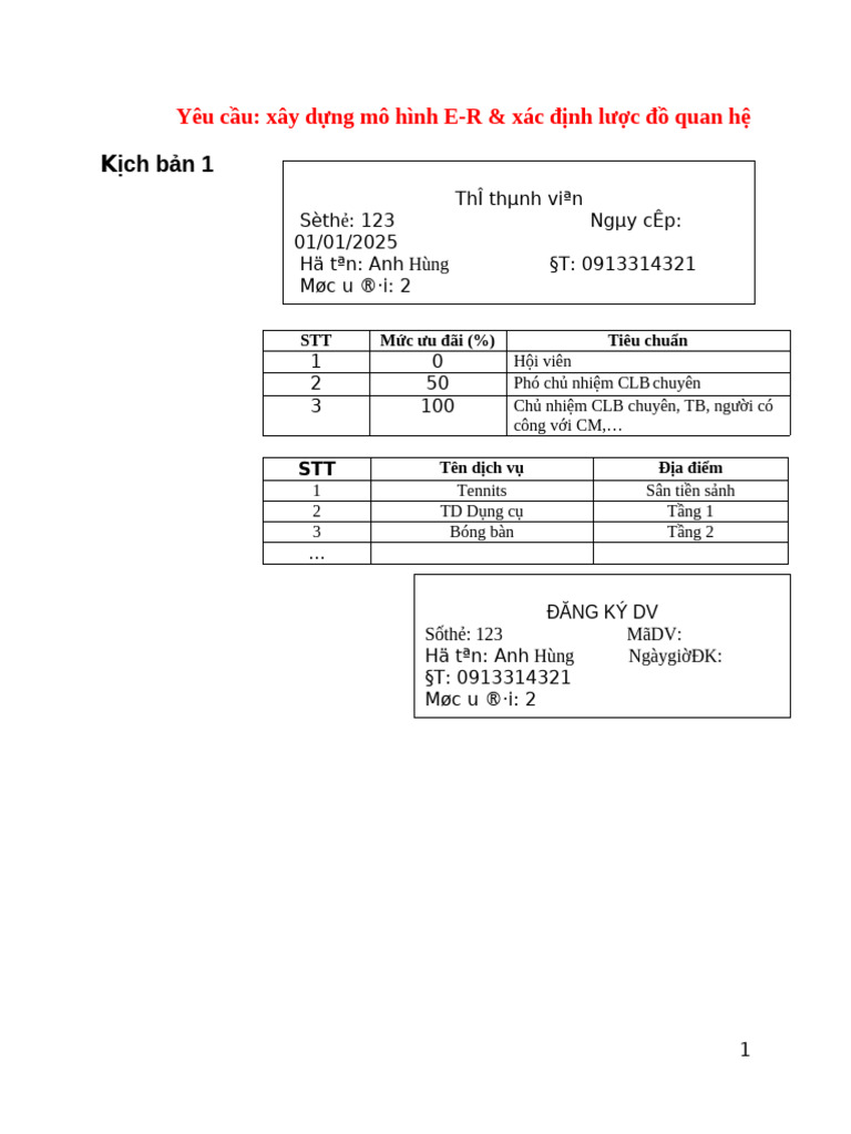 TL Các Kịch Bản CLB CauLong | PDF