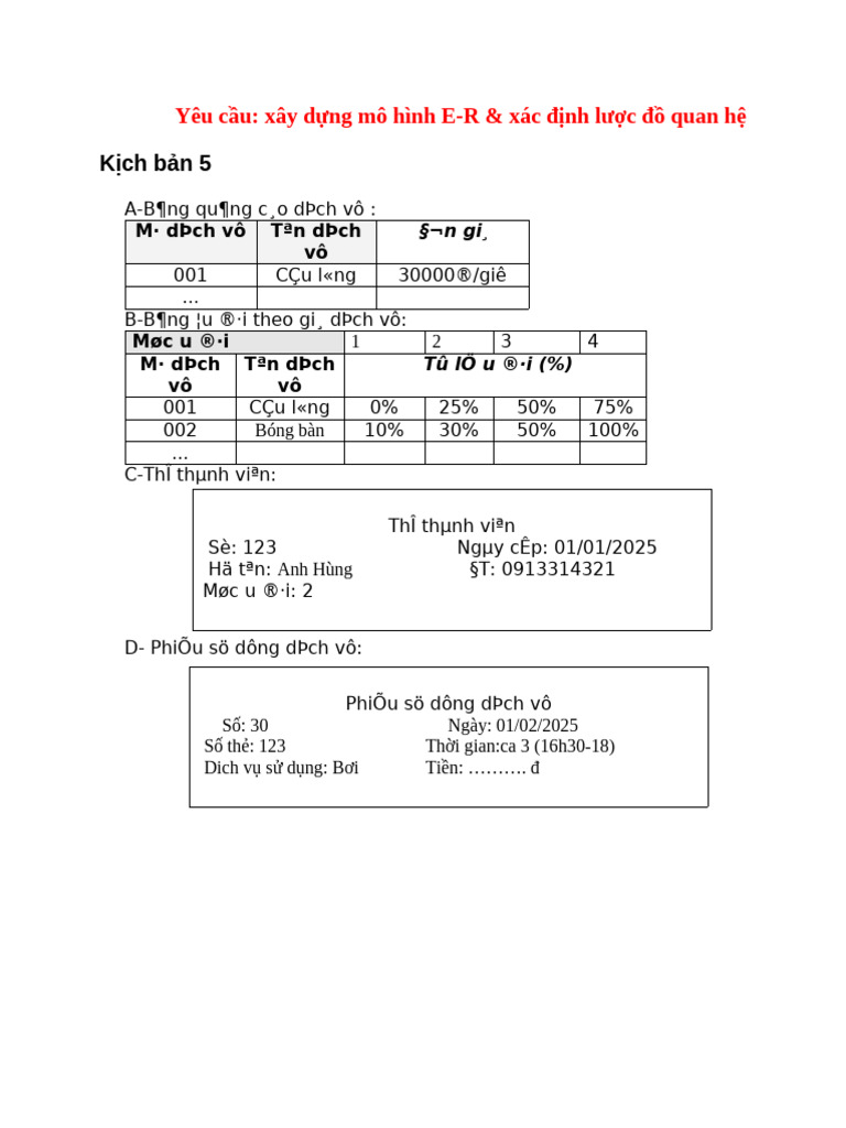 TL Kịch Bản 5 7 CLB CauLong | PDF